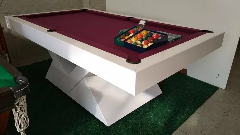 BILHARES REFGAME - Mesa De Bilhar / Sinuca - Jantar - Luxo.